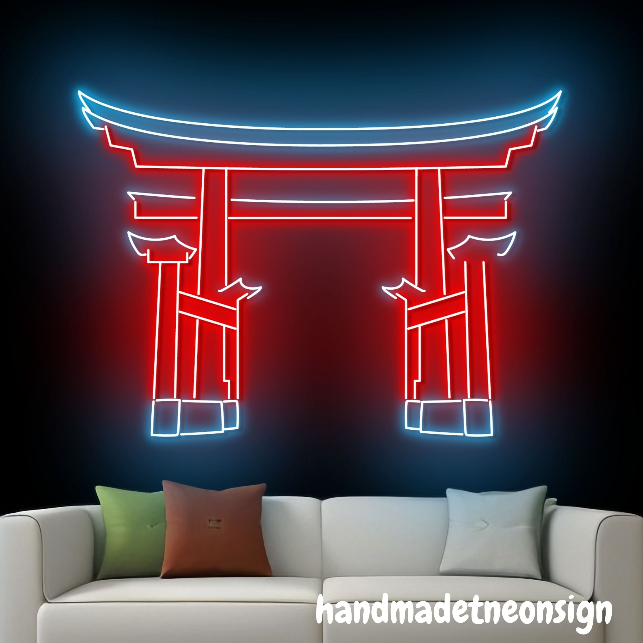 Handmadetneonsign Torri Gate Neon Sign, Torii Gate Japan Led Light ...