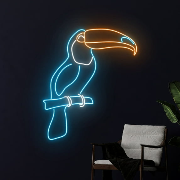 Handmadetneonsign Toucan Led Sign, Toucan Bird Neon Light, Toucan Neon ...
