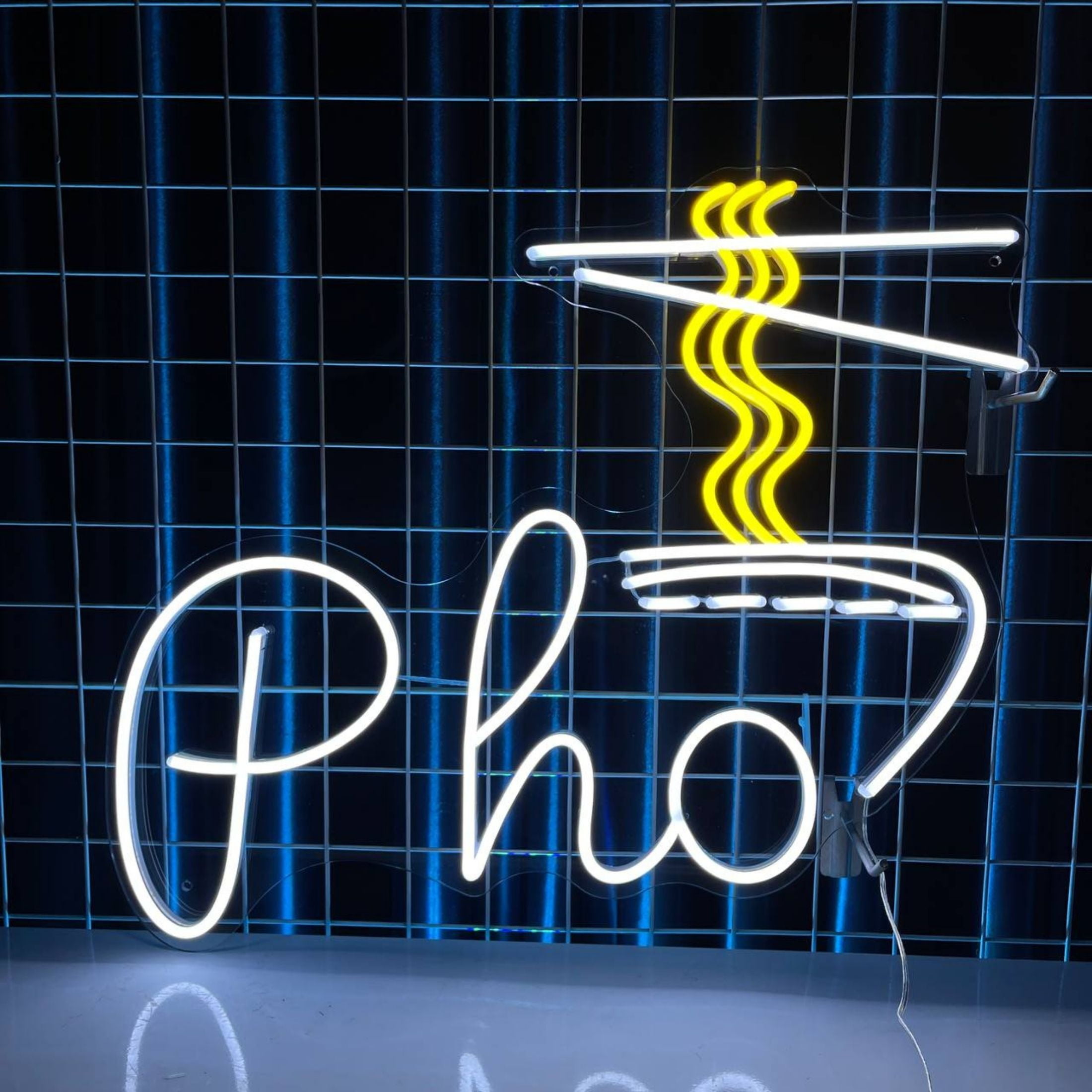 Handmadetneonsign Vietnamese Food Neon Sign, Pho Restaurant Wall Art ...
