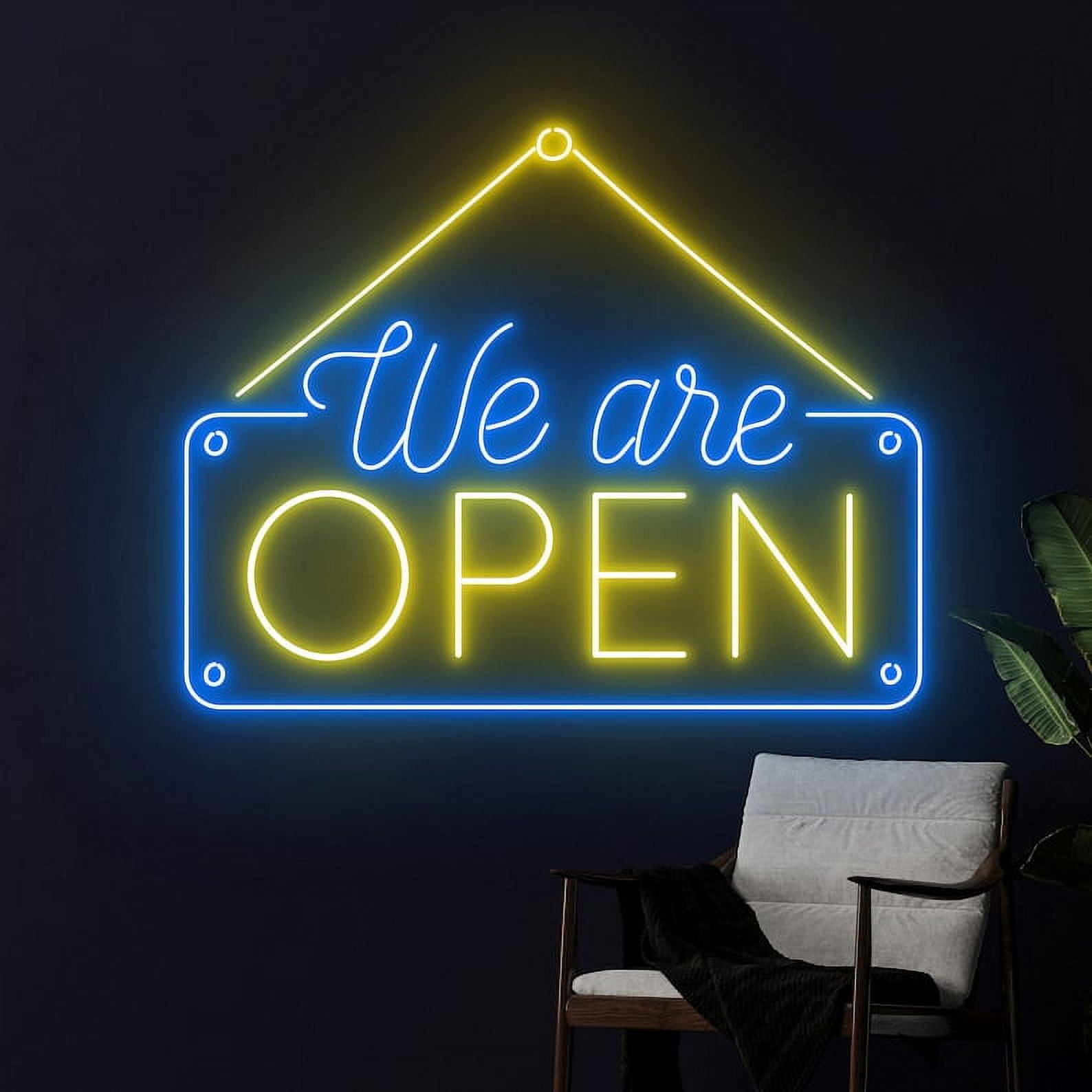 Handmadetneonsign We're Open Led Sign, We Are Open Neon Sign, Open Led ...