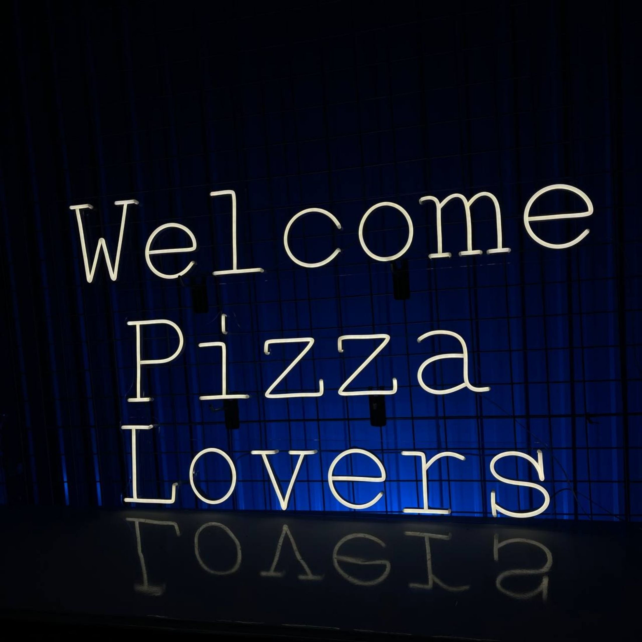 Handmadetneonsign Welcome Pizza Lovers Neon Sign, Pizza Restaurant Open ...