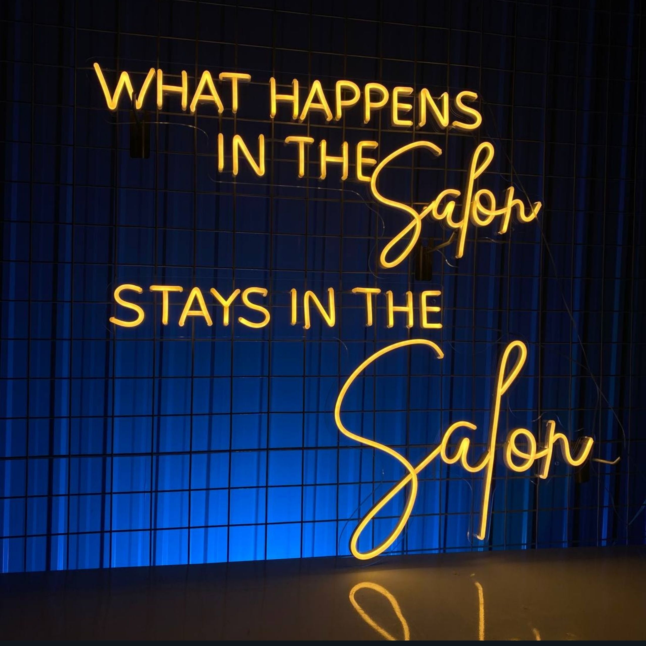 Handmadetneonsign What Happens In The Salon Stays In The Salon Neon ...