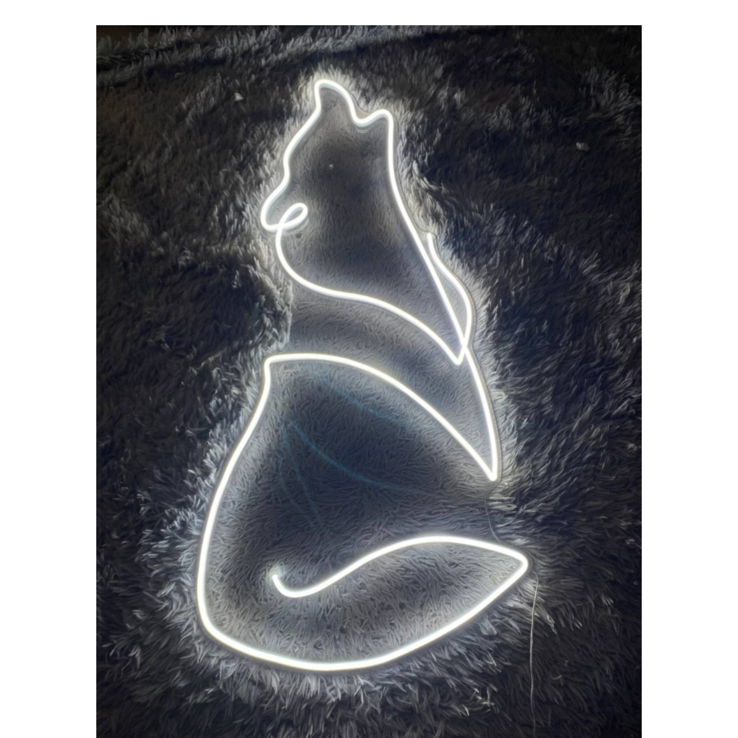 Handmadetneonsign Wolf Neon Sign, Wolf Neon Sign, Wolf Neon Lights ...