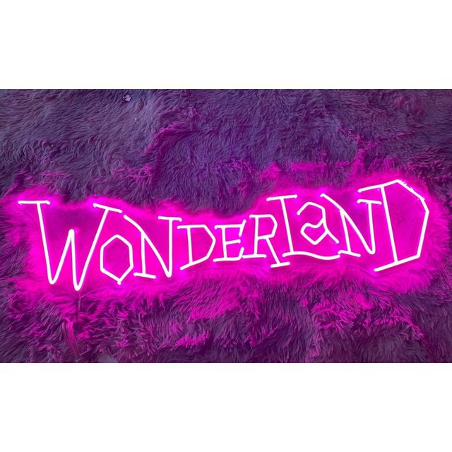 Handmadetneonsign Wonderland Led Sign, Wonderland Led Sign, Wall Decor ...