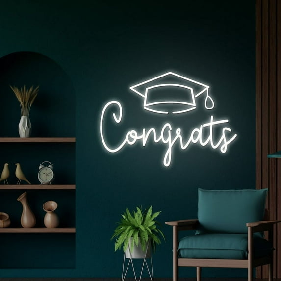HandmadetneonsignCongrats Neon Sign Custom Graduation Gifts, Neon Light ...