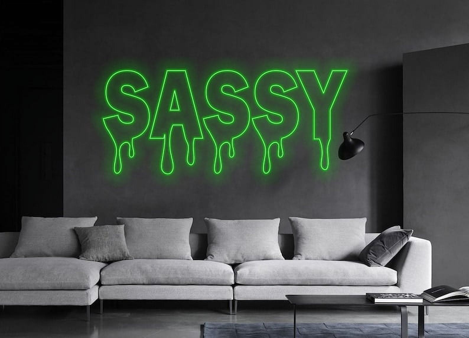 HandmadetneonsignDripping Sassy Led Sign, Sassy Neon Sign, Wall Decor ...