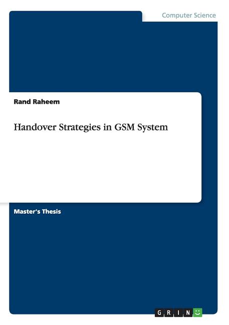 Handover Strategies in GSM System - Walmart.com