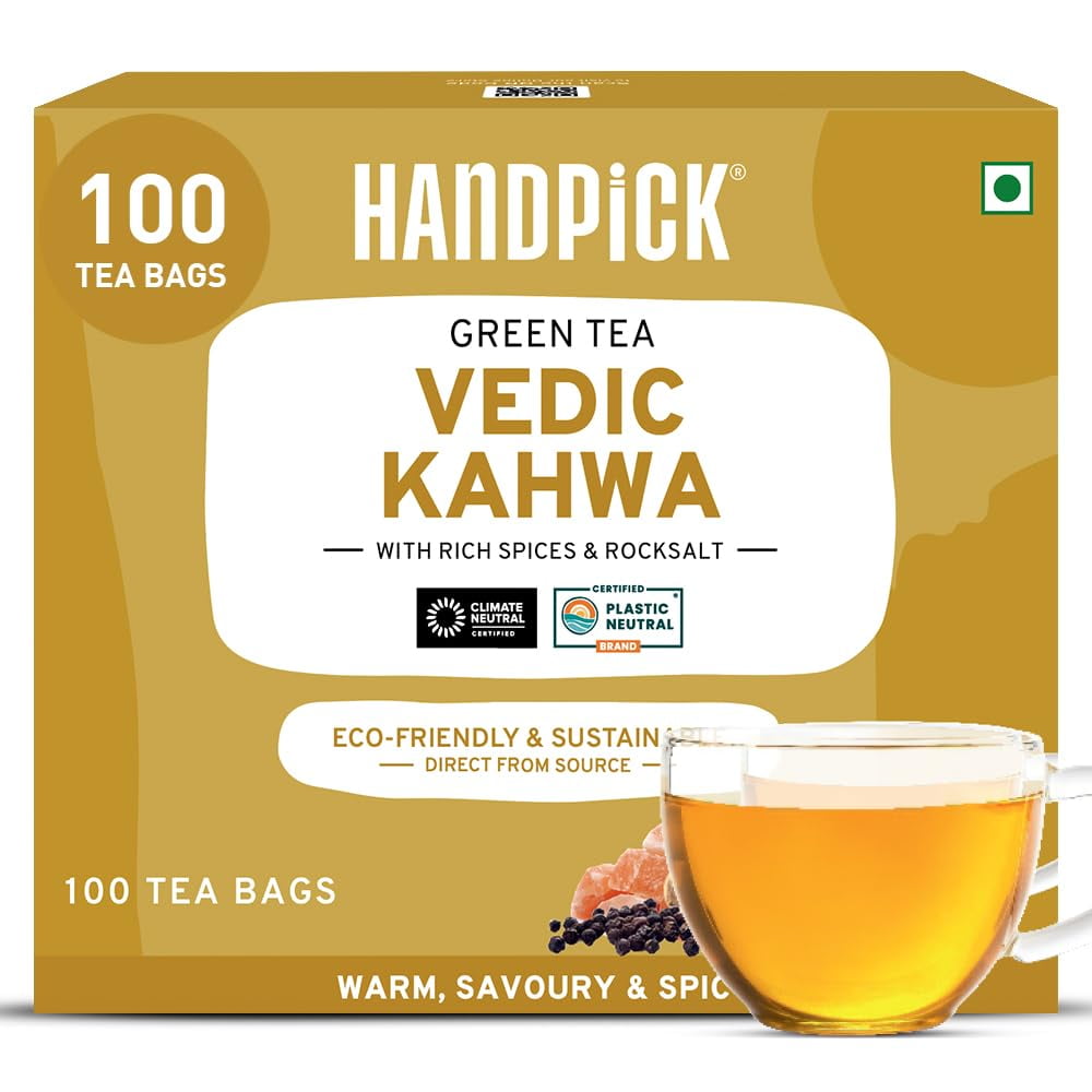Handpick Vedic Detox Kahwa Green Tea With Rich Spice & Rocksalt - 100 ...