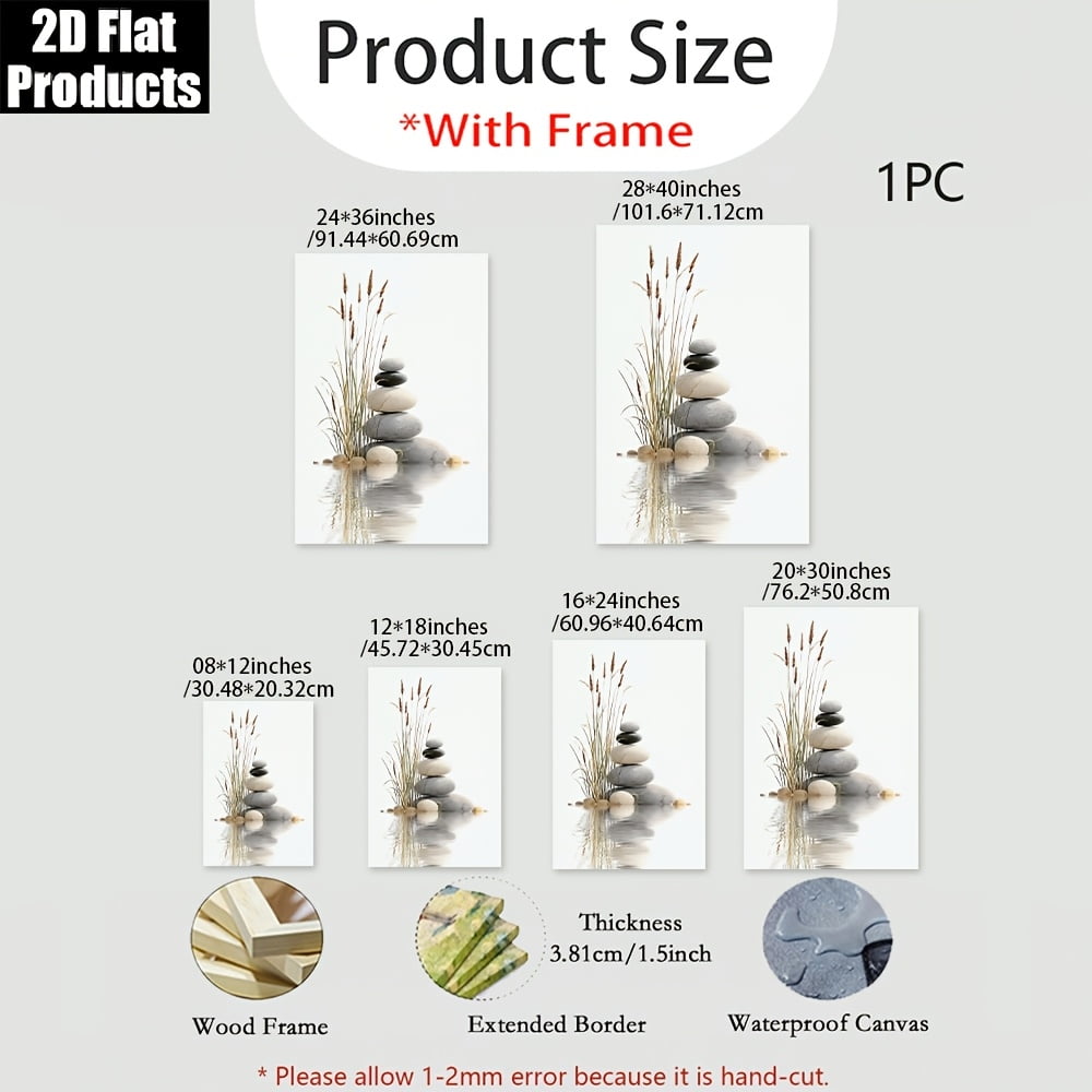 Handpicked Style Statement | Stack of Smooth Rounded Stones and Tall ...