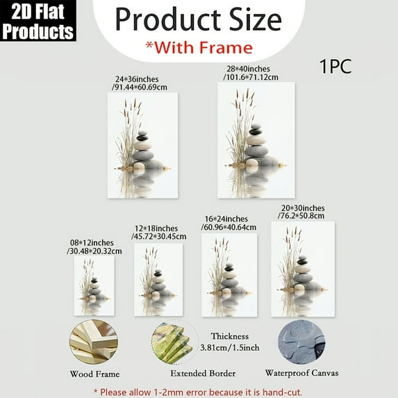 Handpicked Style Statement | Stack of Smooth Rounded Stones and Tall ...