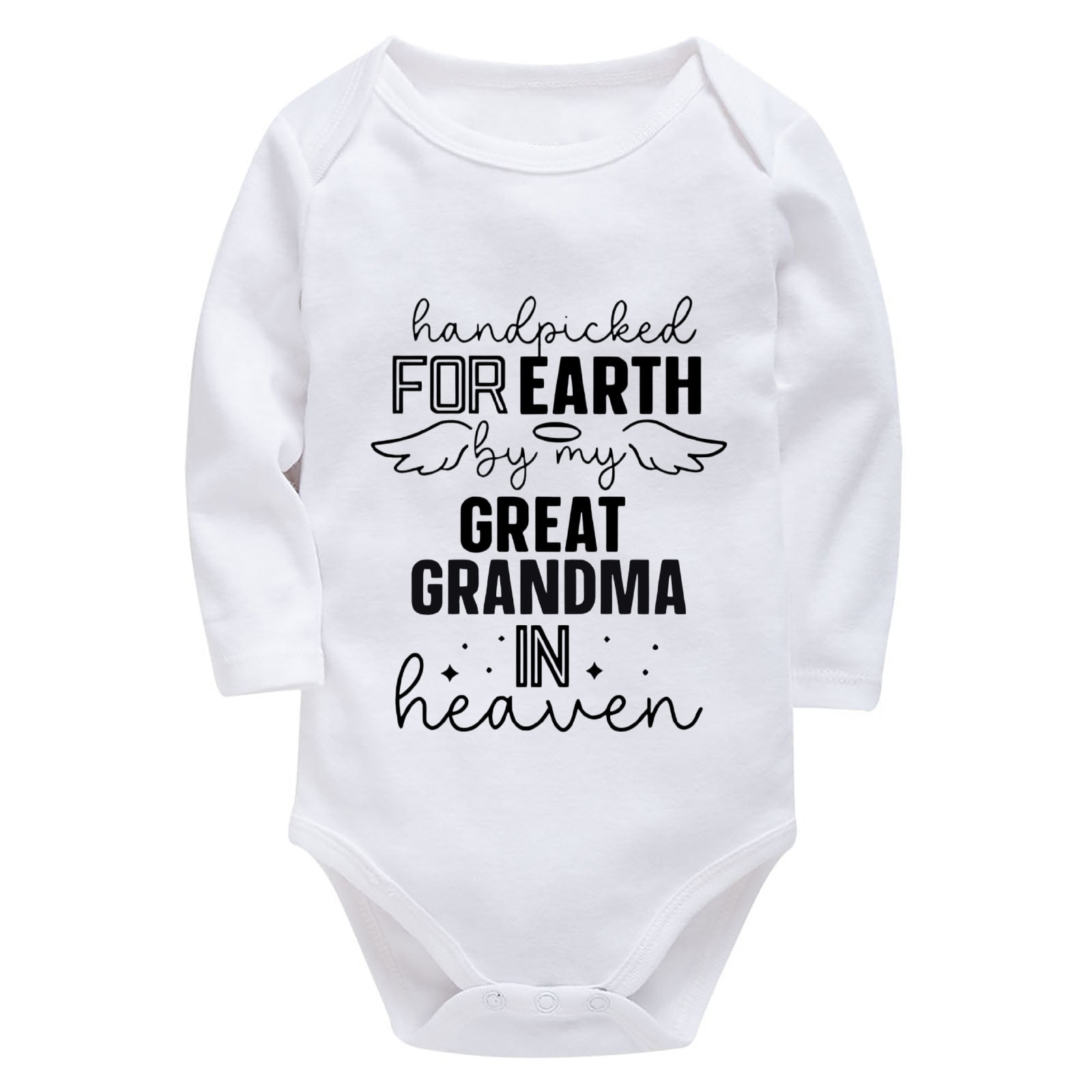 Handpicked for Earth By My Great Grandma in Heaven Cute Newborn Boy ...