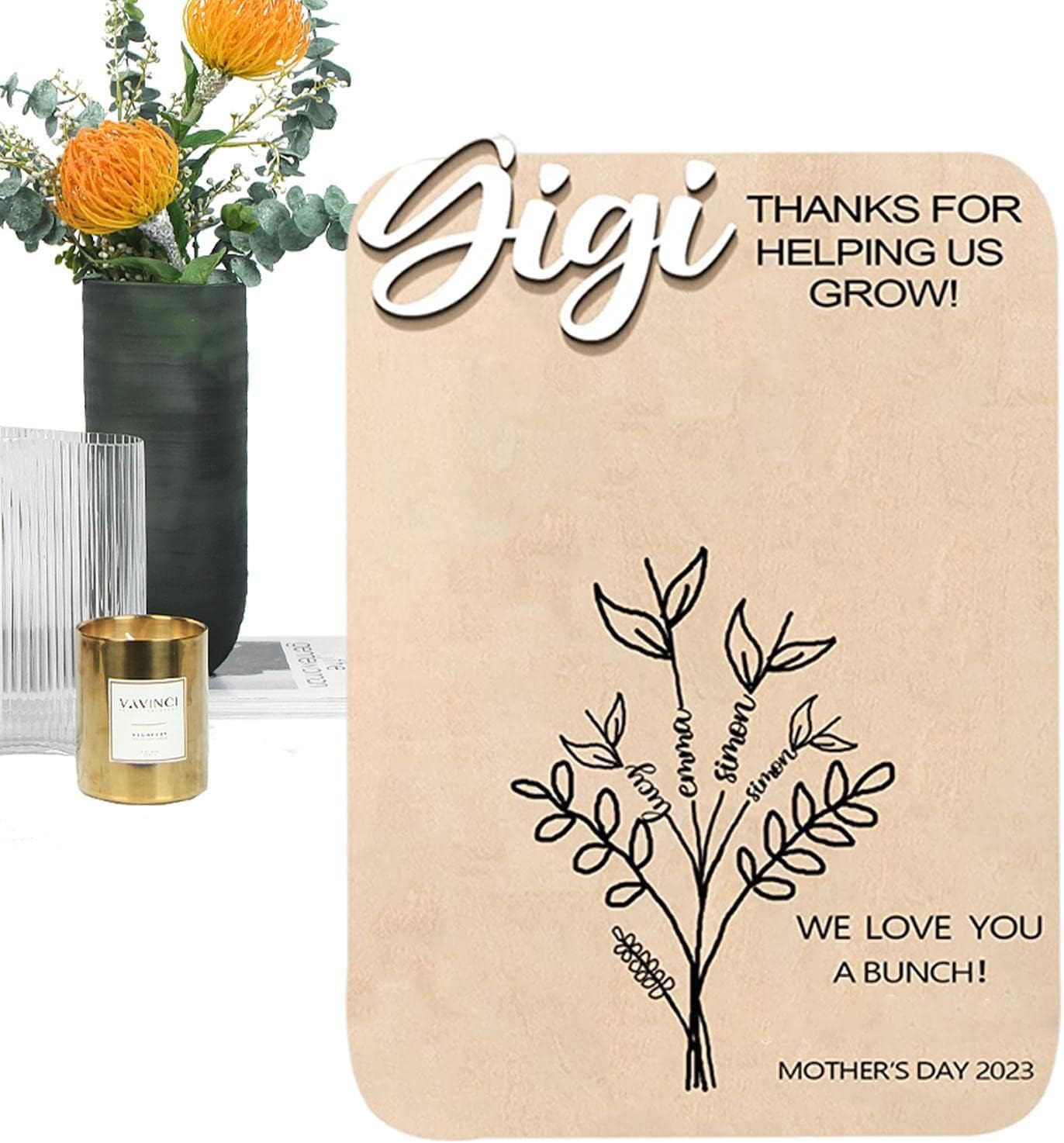 Handprint Sign,Keepsake Flower Handprint Sign,Portable Template For ...