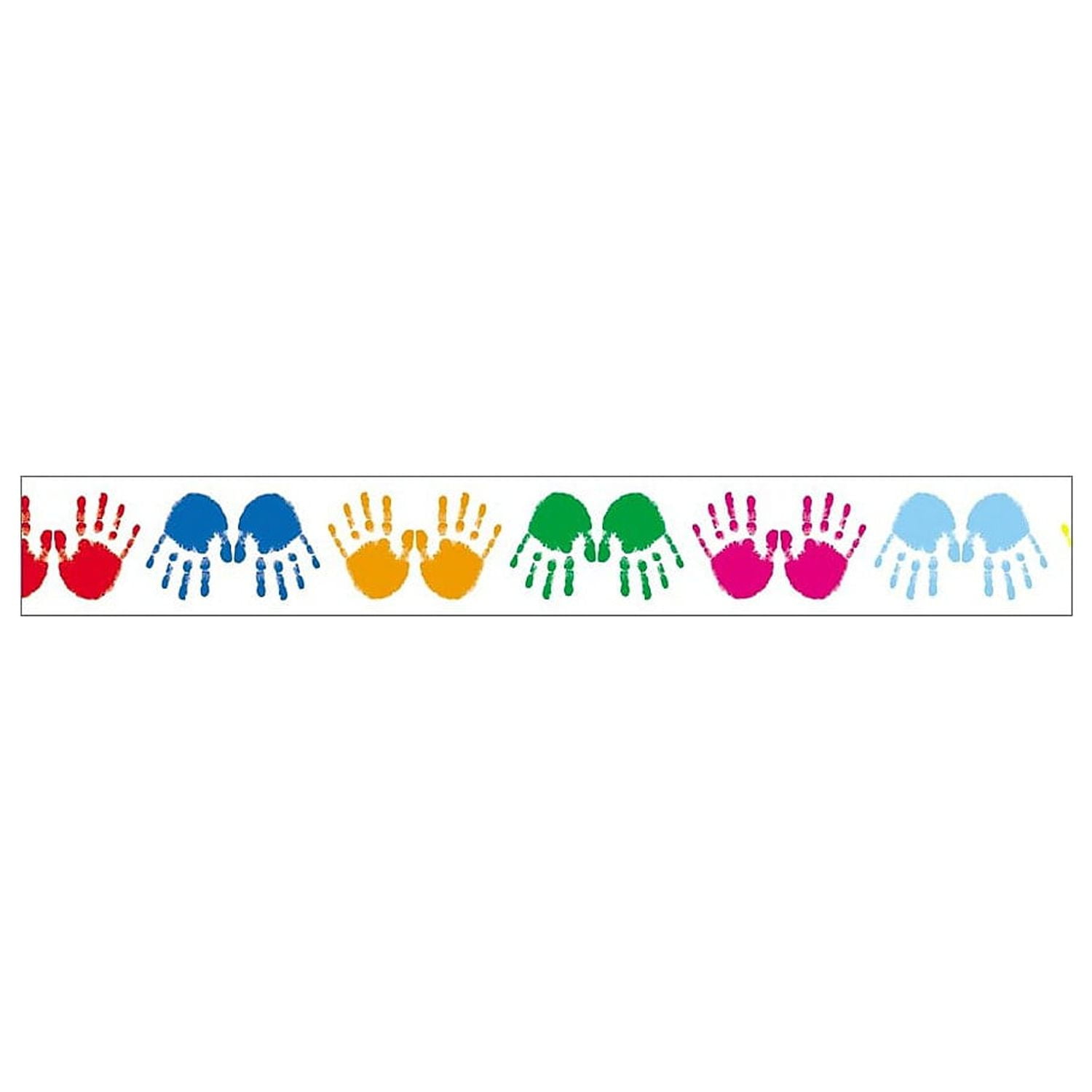 Handprints Border - Walmart.com