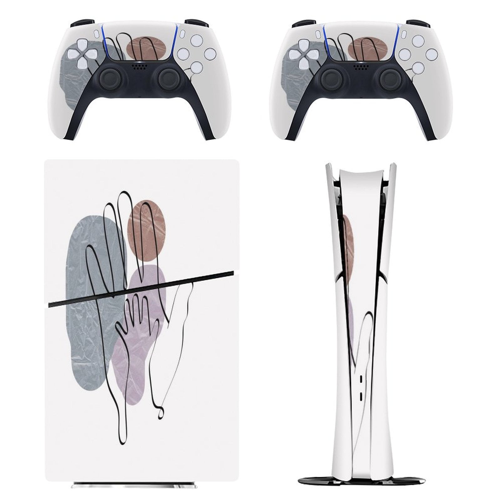 Handprints, Parent-child, Family PS5/PS5 Slim Digital Disc Skin Sticker ...