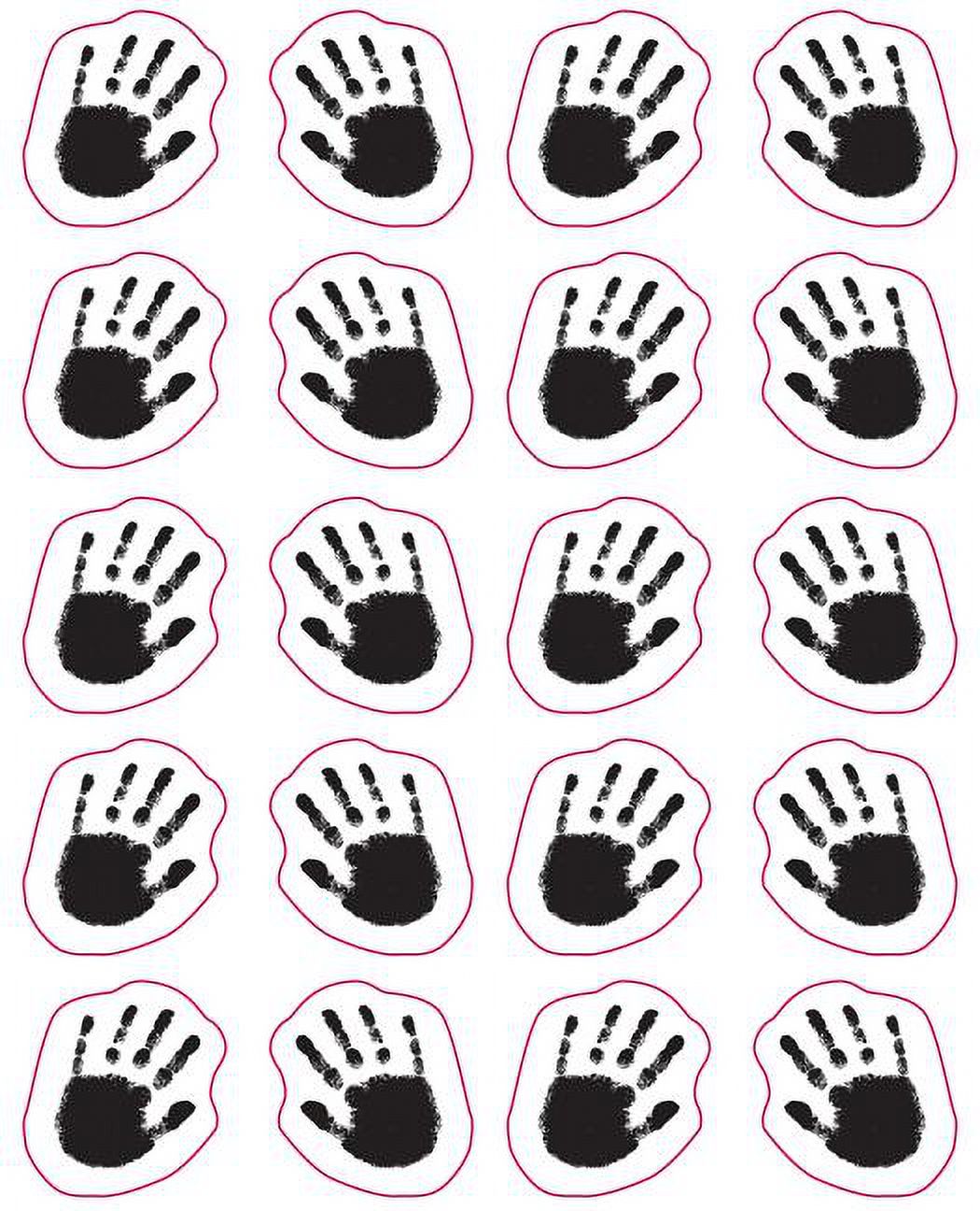 Handprints Shape Stickers - Walmart.com