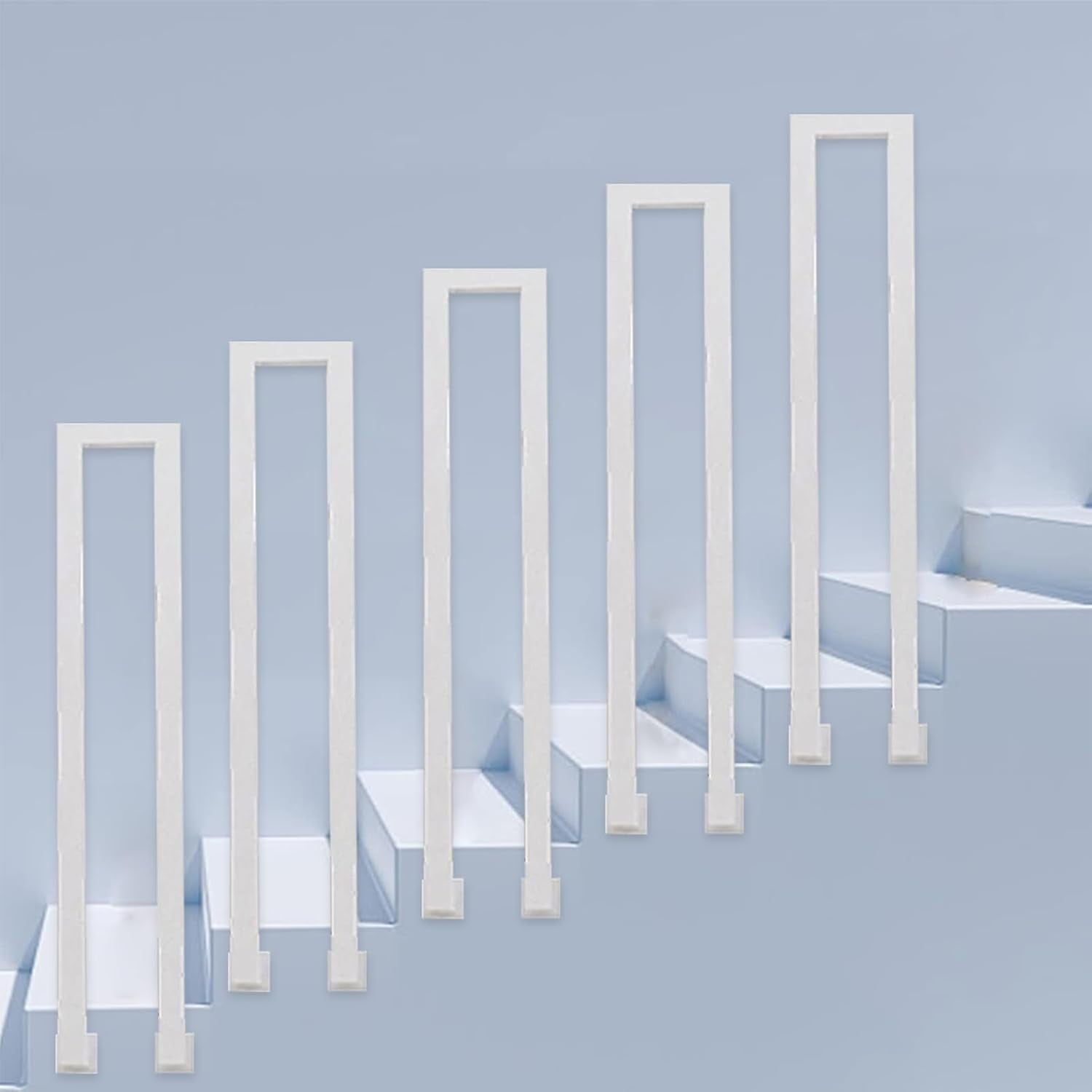 Handrail for Indoor and Outdoor Side Mount Stairs Railing, Metal ...