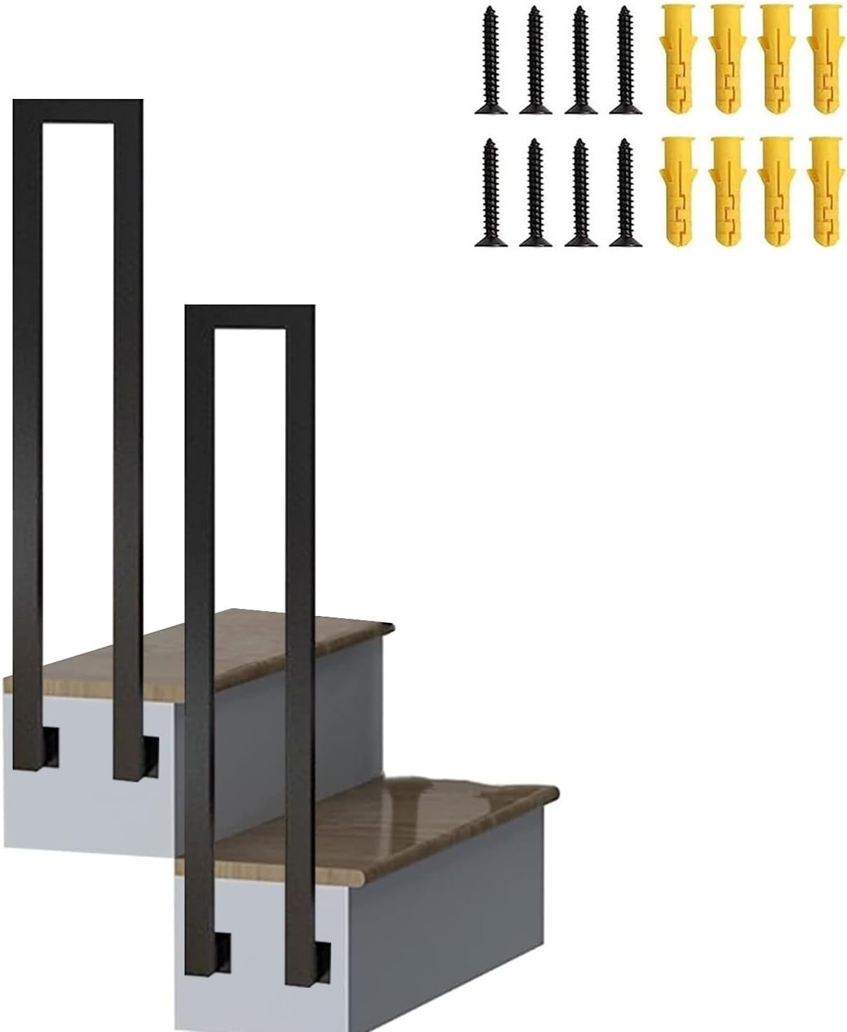 Handrail Picket for Exterior Steps Fits 1 Steps, Outdoor Hand Rails ...