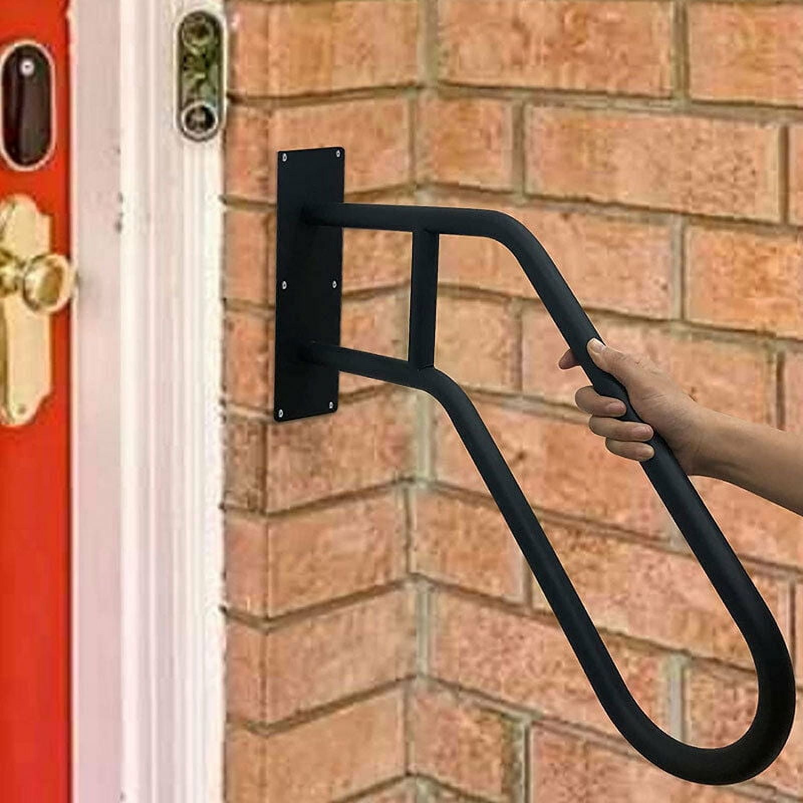 Tletseagh Handrail for Stairs, Banisters for Outdoor Steps, 1 to 3 Step ...