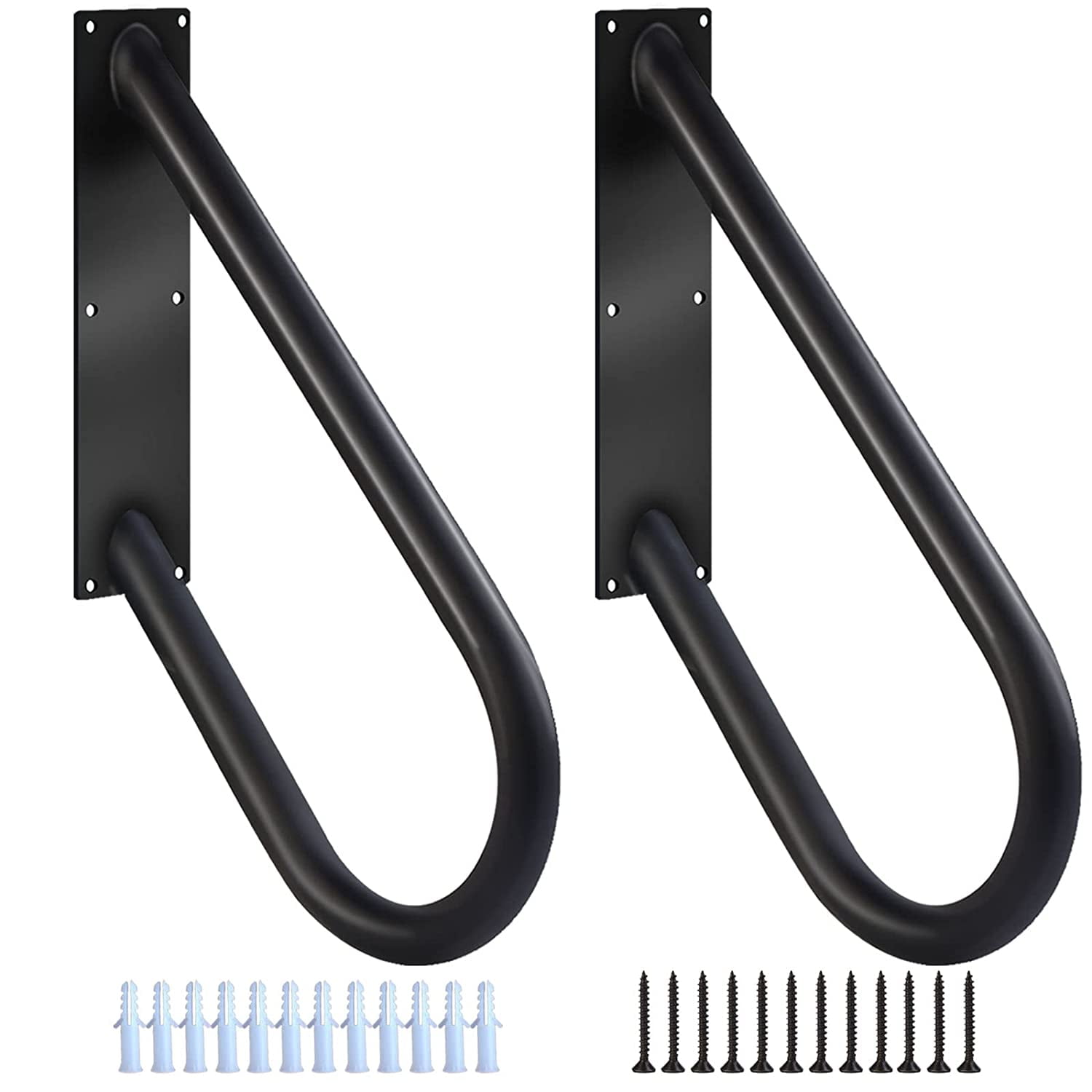 Handrails for Outdoor Steps, 20" Wall Mount Hand Railings for Stairs ...