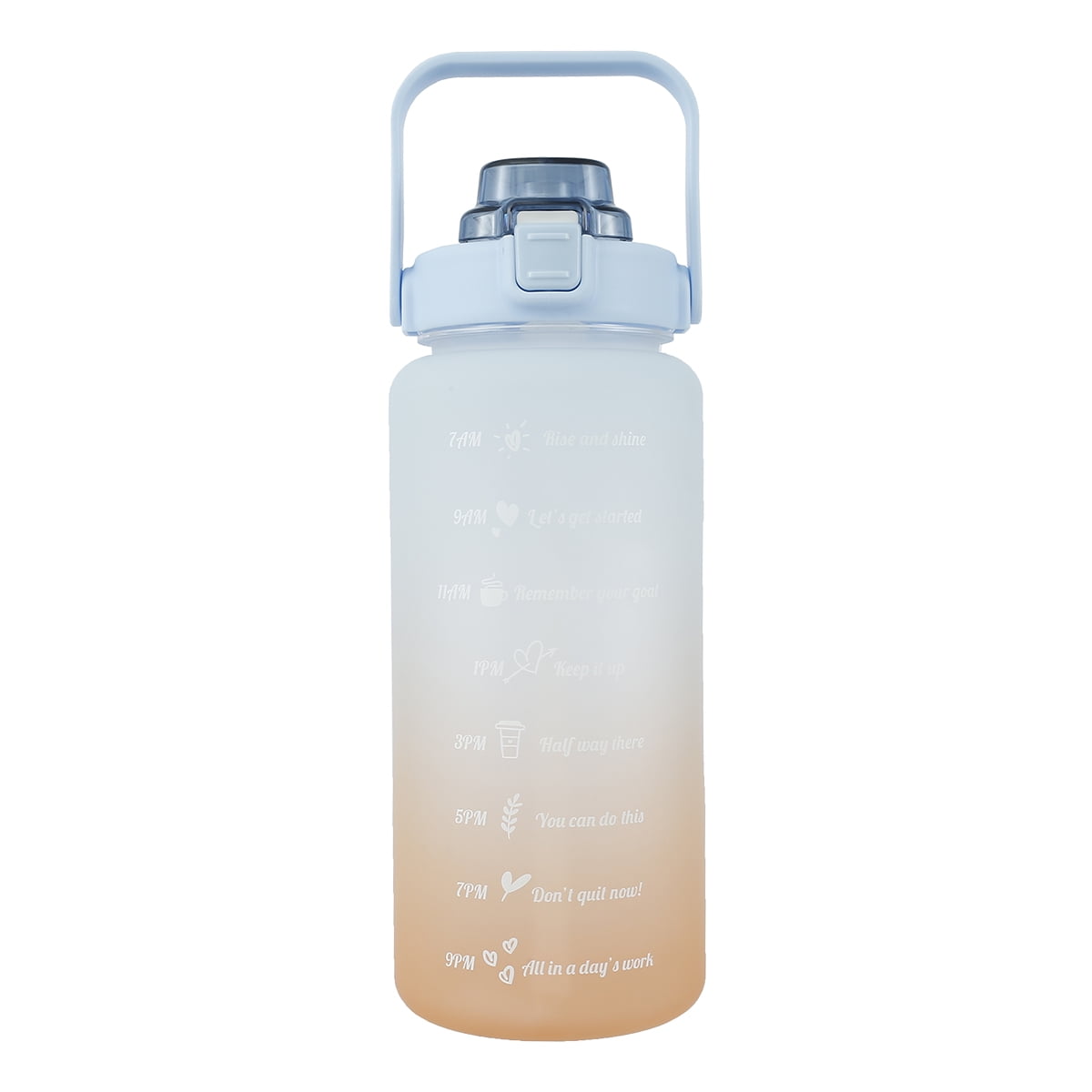 Hands DIY 2litre Water Bottle With Straw 100% Bpa Free & Non-Toxic,2l ...