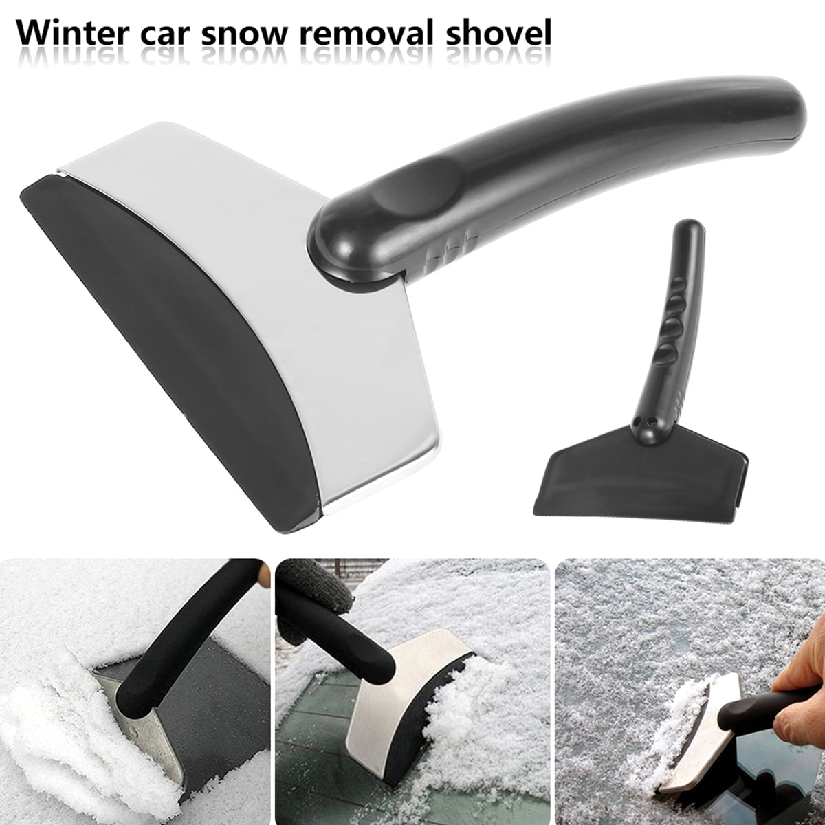 Hands DIY Ice Scraper Lightweight Snow Scraper Car Snow Shovel Portable ...