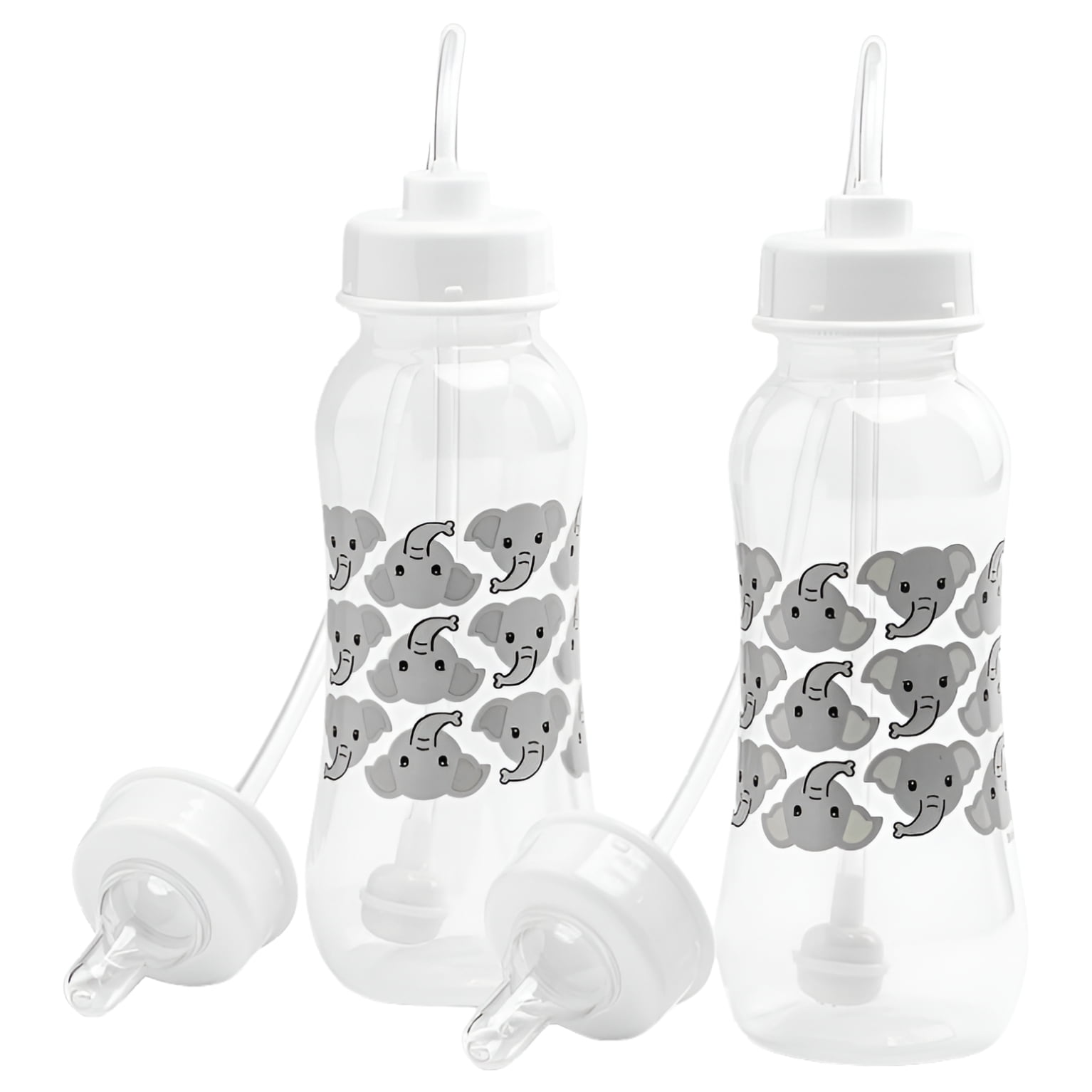 Hands-Free Baby Bottle 9 oz Self Feeding System 2 Pack for Traveling ...