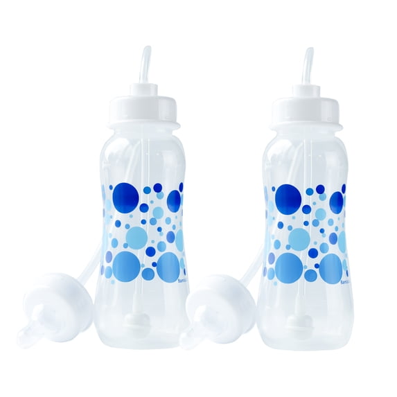 Hands-Free Baby Bottle, Anti-Colic Self Feeding System, 9 oz, Silicone ...