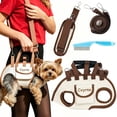 Hands Free Dog Backpack Carrier for Small Dogs, Upgraded Wearable Dog ...