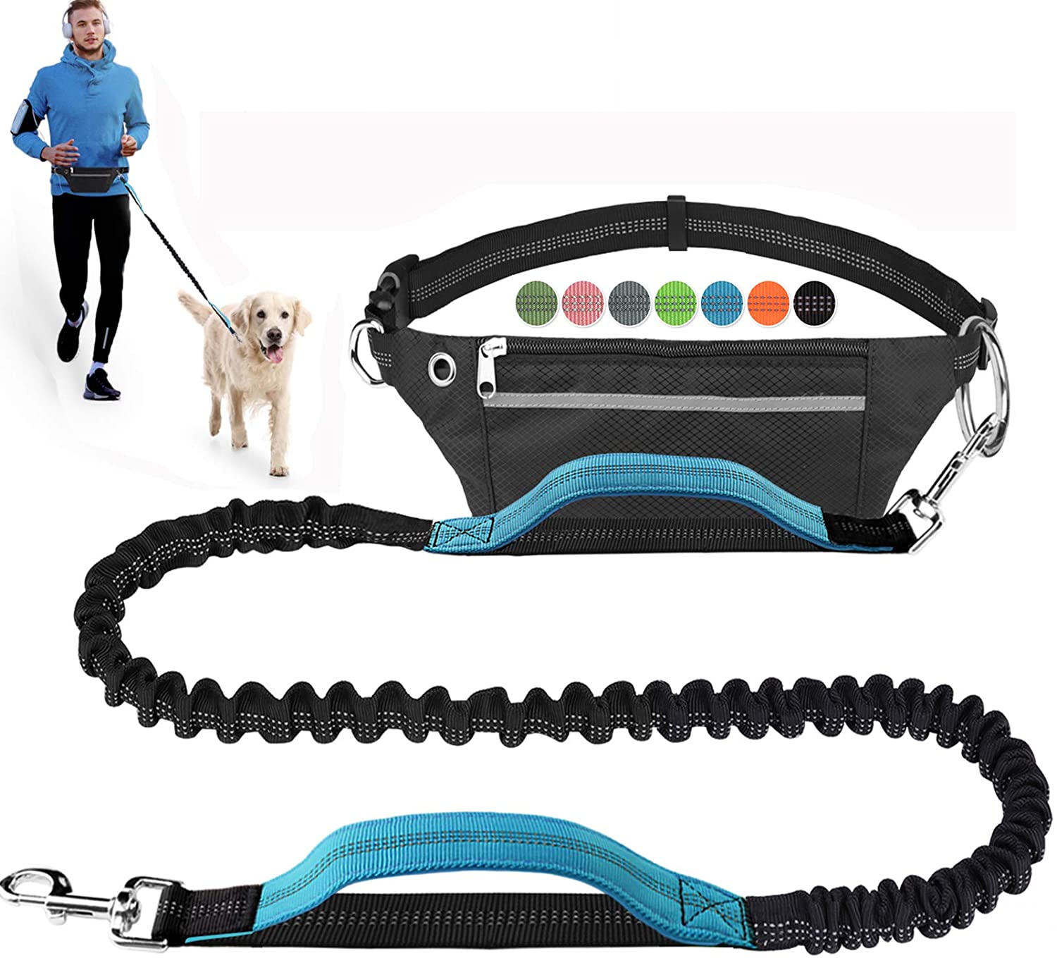 Hands Free Dog Leash for Running Walking Jogging Training Hiking ...