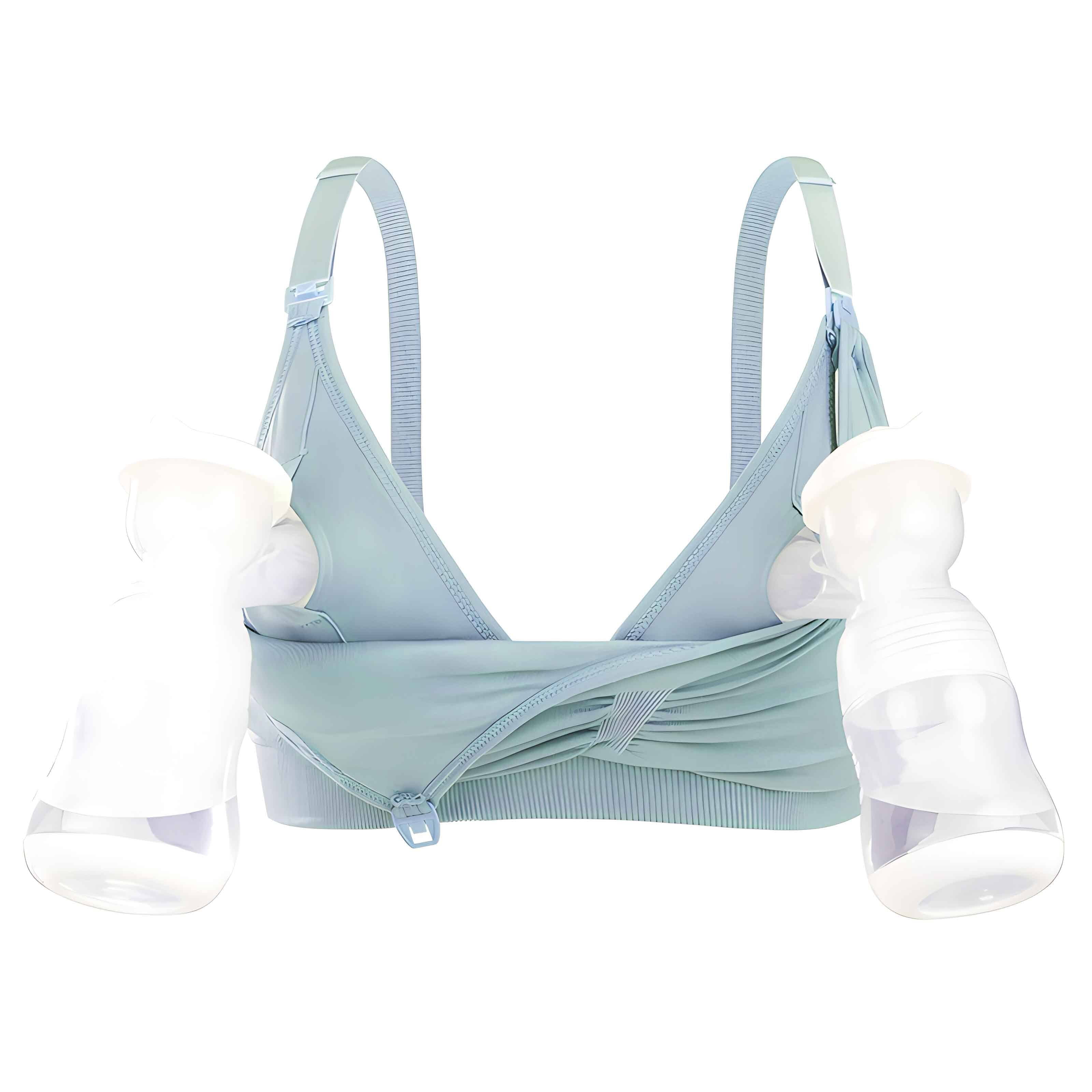 Hands Free Pumping Bra Comfortable Breathable Nursing Bra U Shape Bra