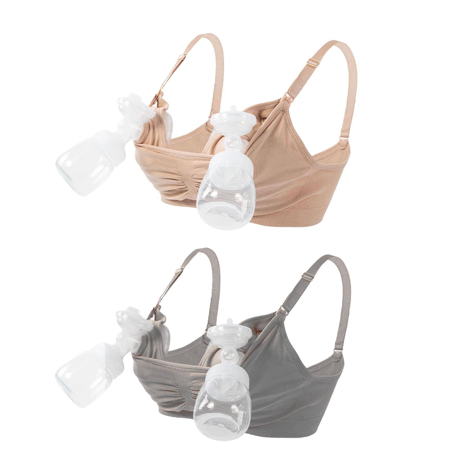 Hands Free Pumping Bra - Comfortable Breathable Nursing Bra U Shape Bra ...