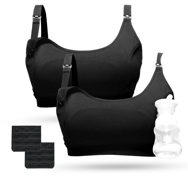 Hands Free Pumping Bra, Momcozy Adjustable Breast-Pump Holding and ...