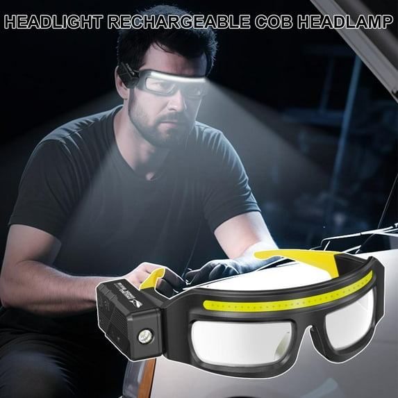 Hands-Free Sensor Headlamp, 1000 Lumen Bright LED Headlight with USB ...