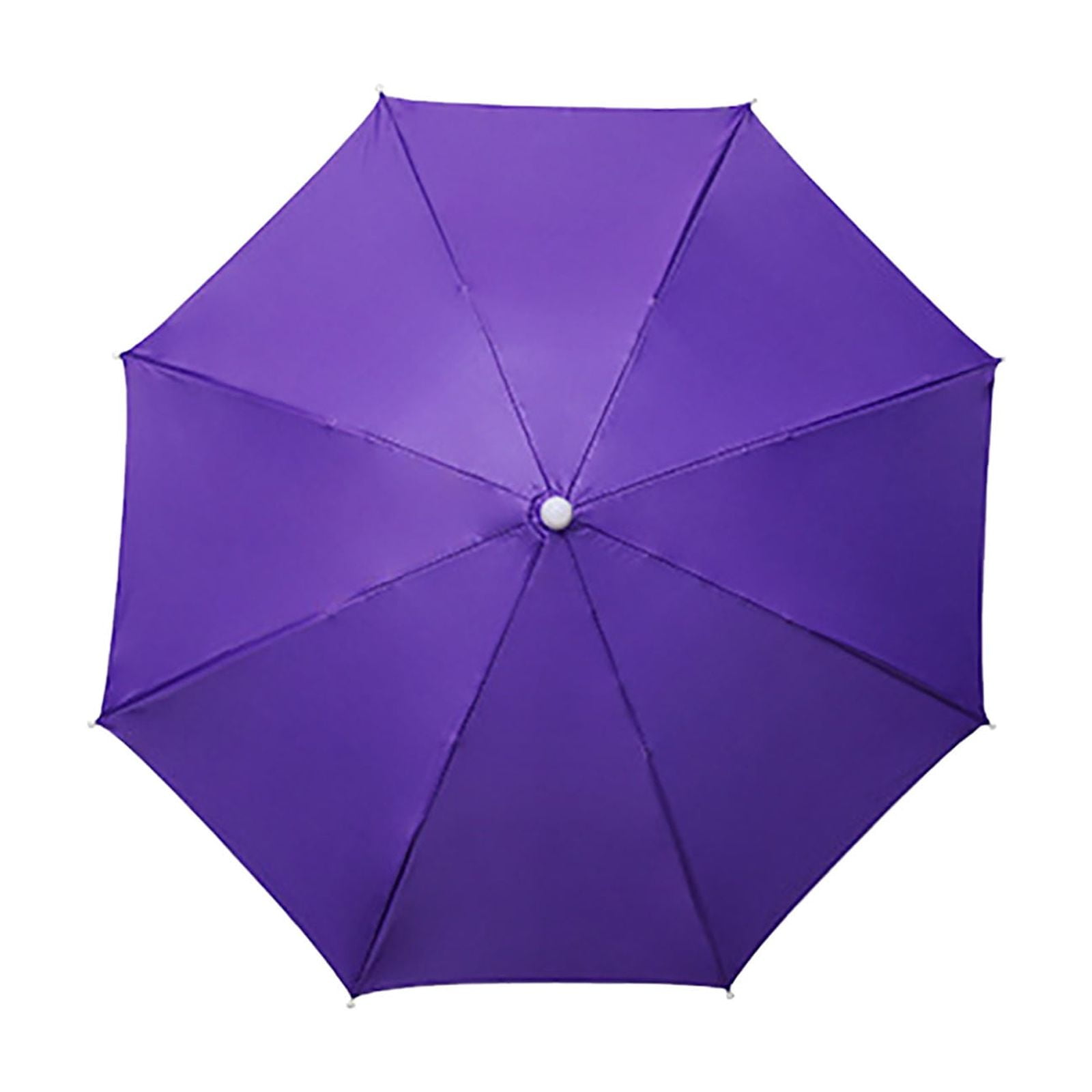 Hands Free Umbrella Hat for Outdoor Activities, Portable Wearable Sun Rain Protection with 69cm ...