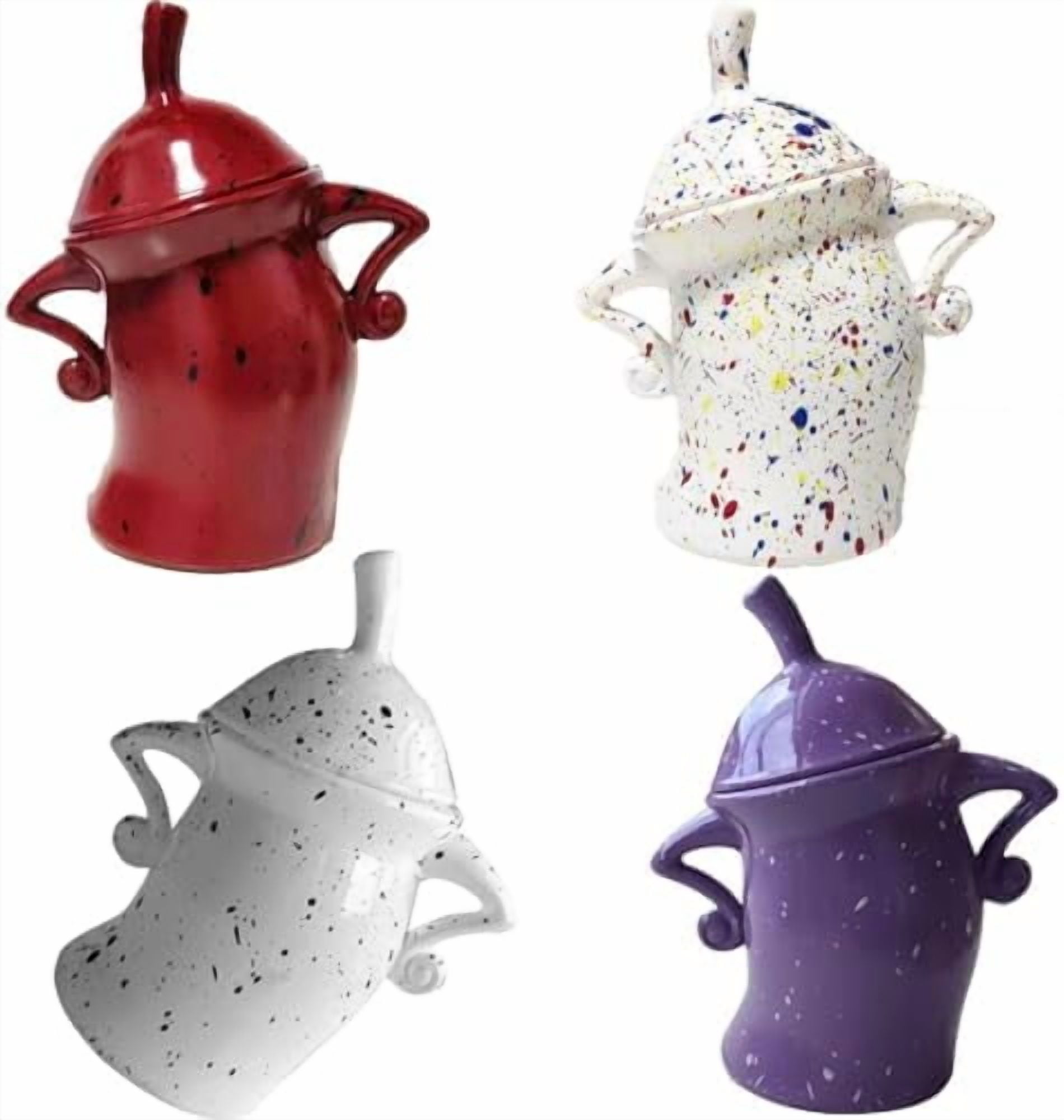 Hands on HIPS Tea Pot, Cute Cafe Sassy Canister with Attitude Ceramic ...