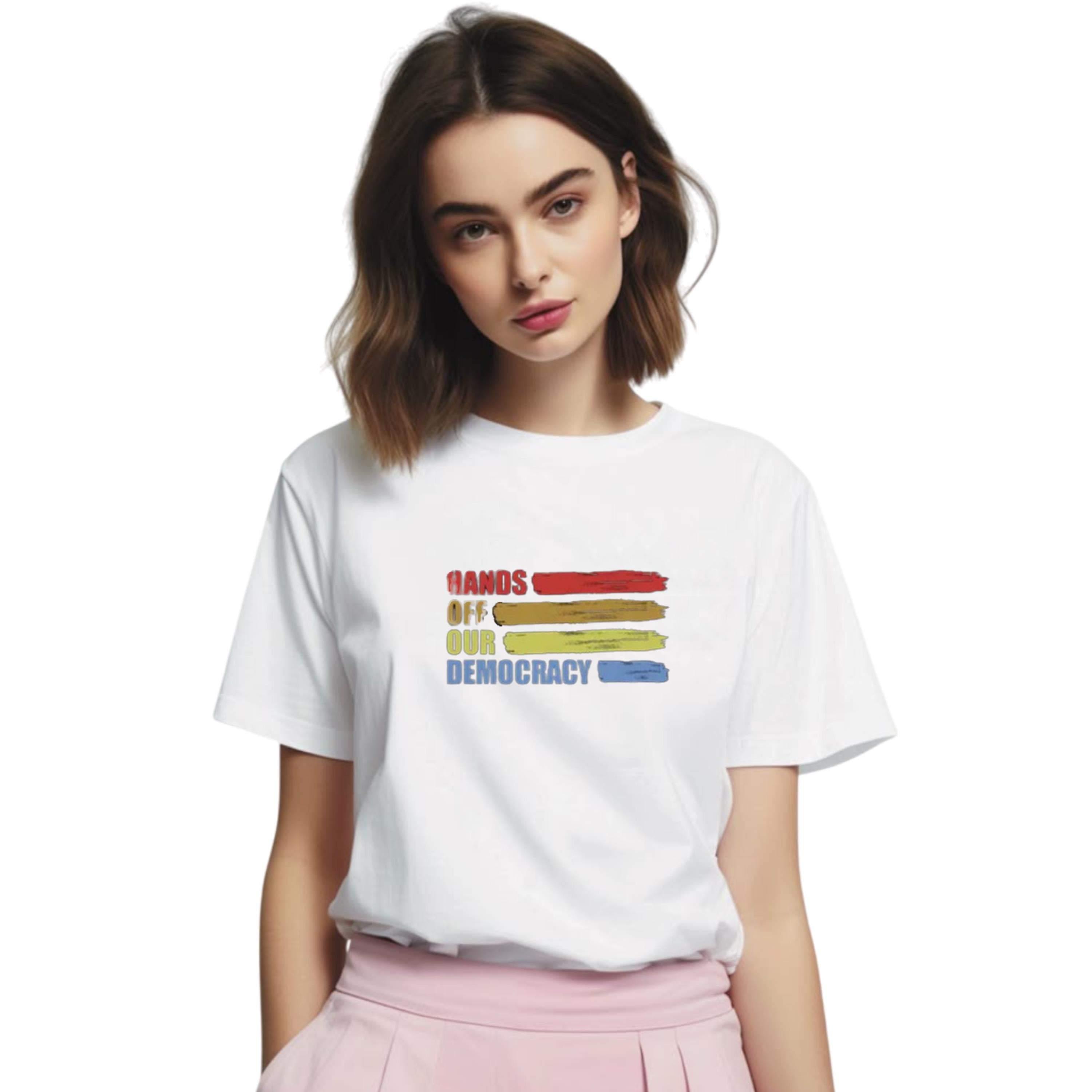 Hands Off Democracy Political Protest Human Rights Activist Statement T ...