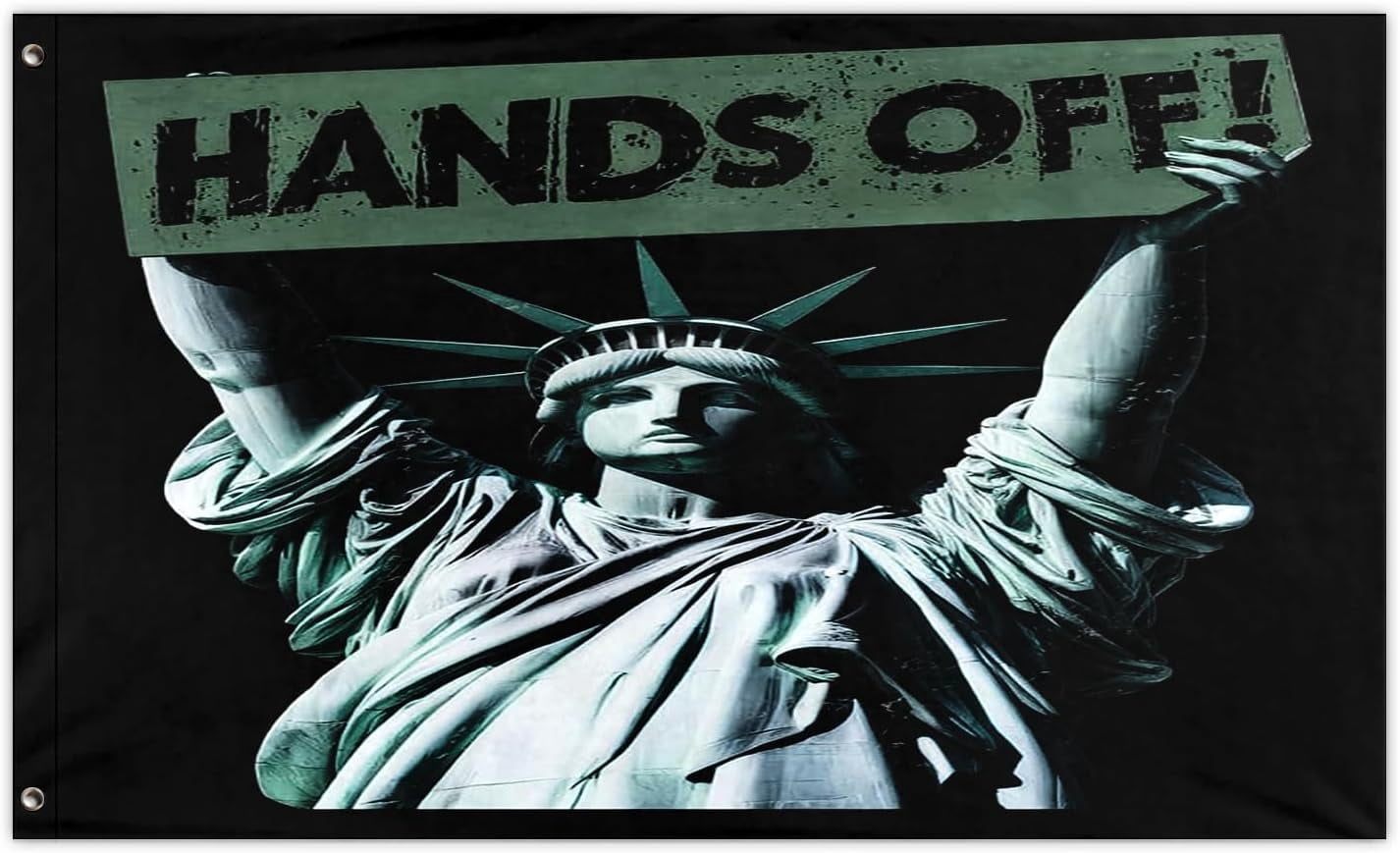 Hands Off Protest Double-layer Flags 2x3 Ft Outdoor Cool Tapestry For ...