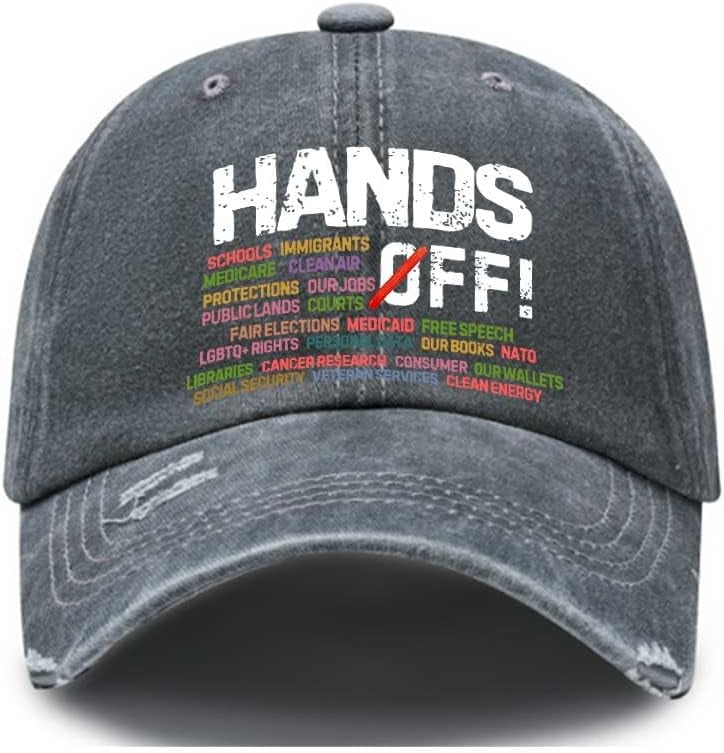 Hands Off Protest Hat Hands Off Protest Baseball Cap - Walmart.com