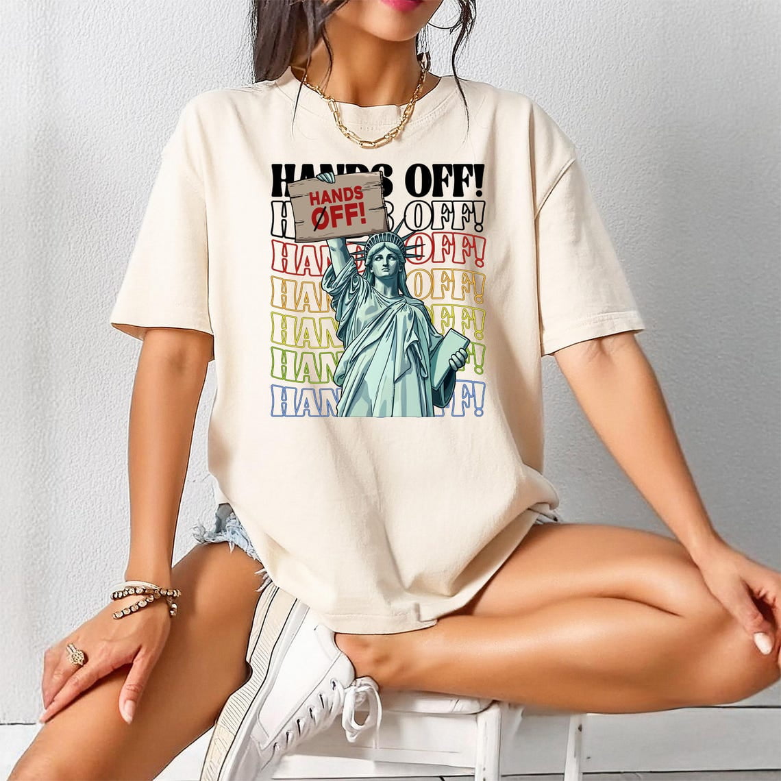 Hands Off Protest Shirt, Political Hands Off Protest, Defend Public ...