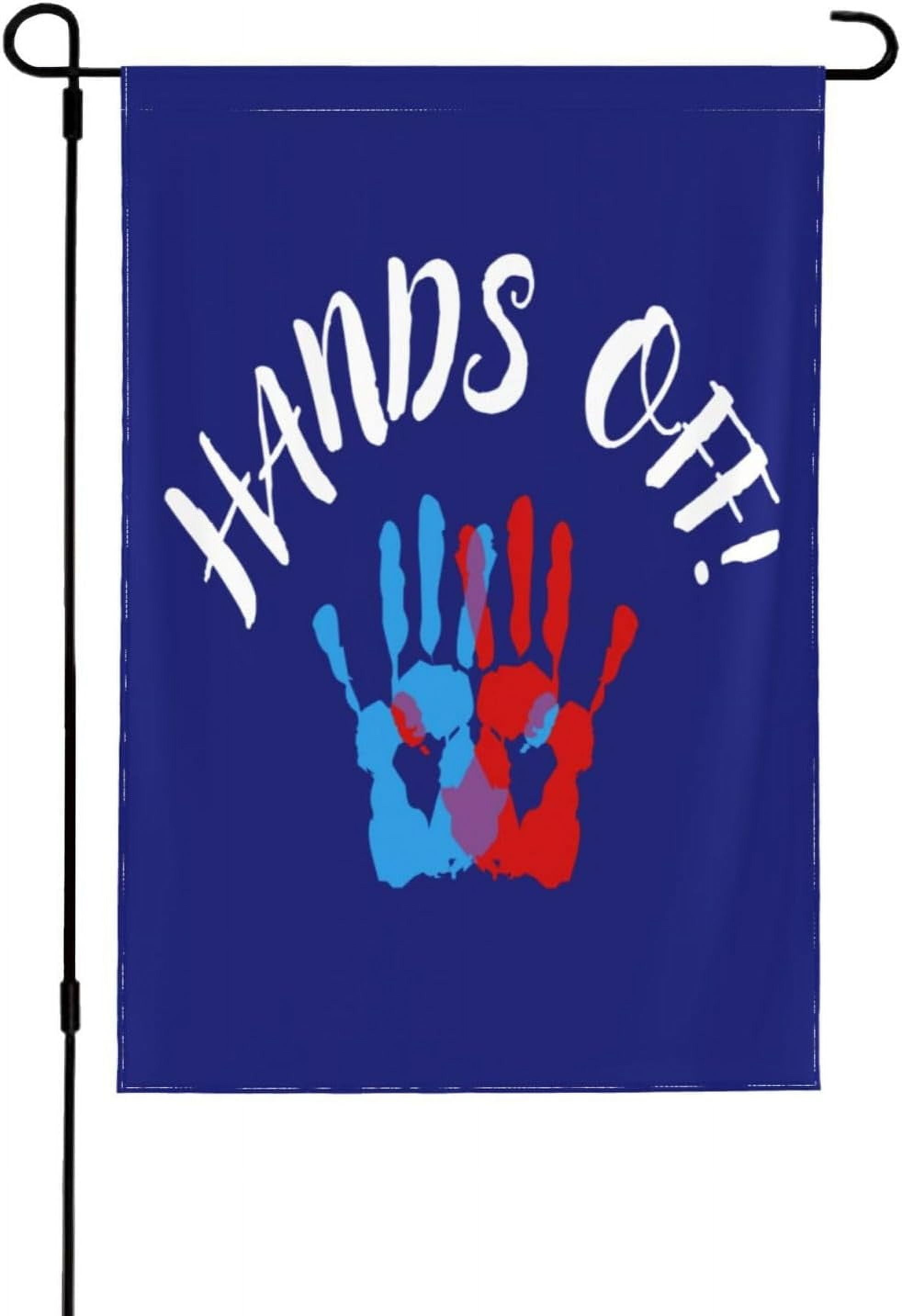 Hands-Off Protest Social Security And Medicare Protest Flag 12x18 Inch ...