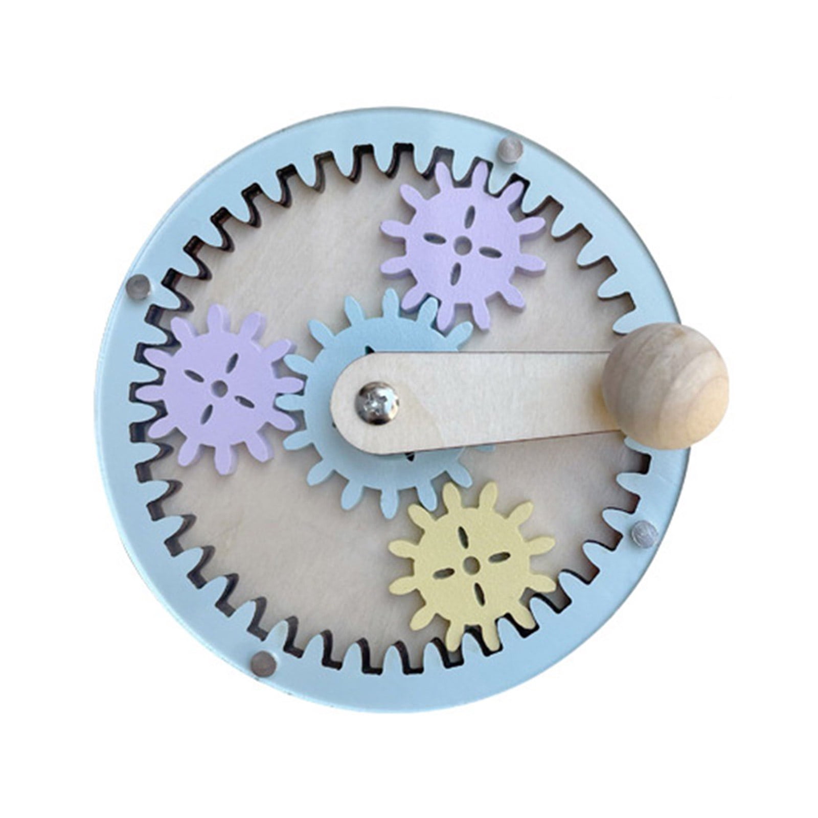 Hands On Activity Board Educational Wooden Gear Toy For Early Childhood ...