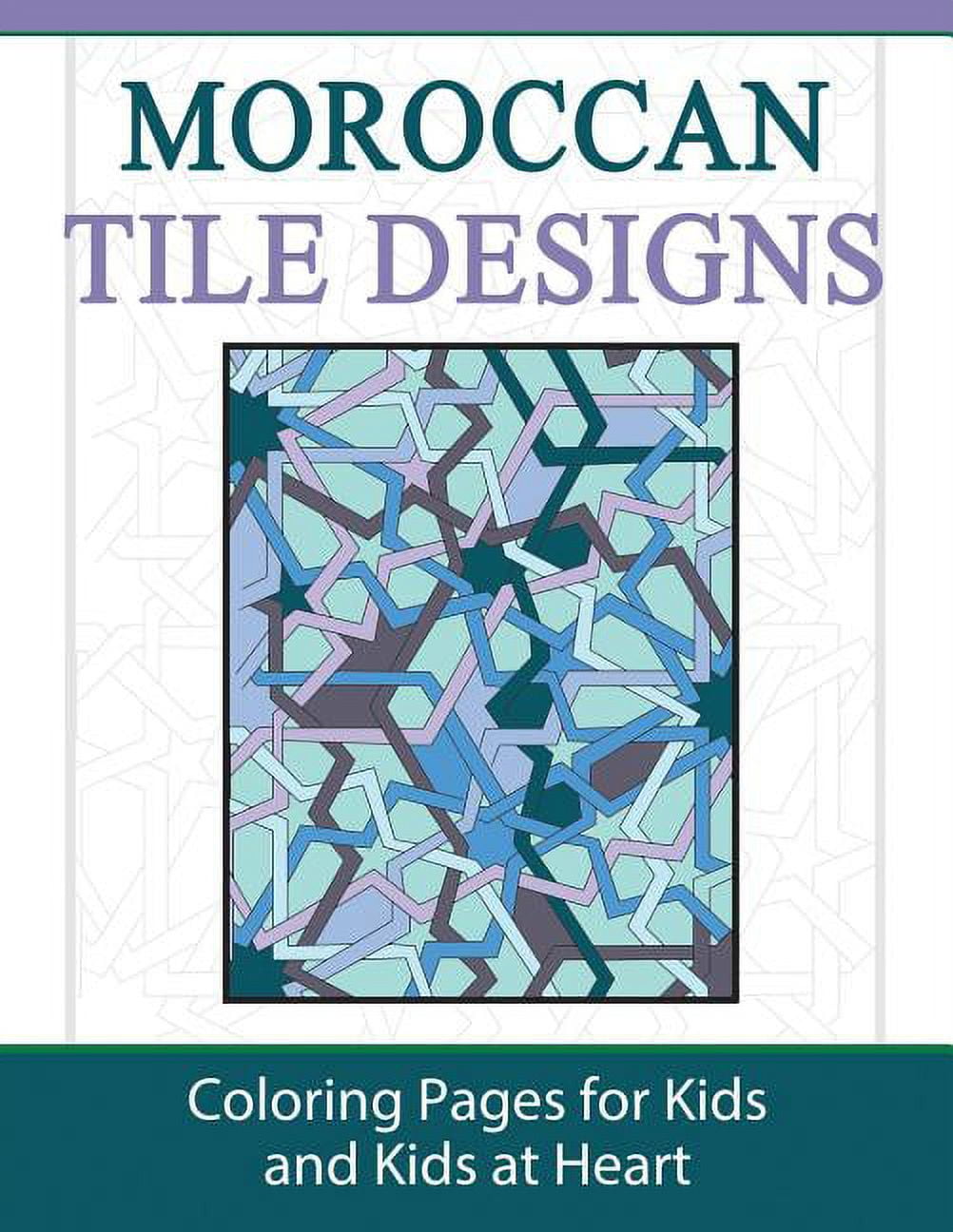 Hands-On Art History: Moroccan Tile Designs: Coloring Pages for Kids ...