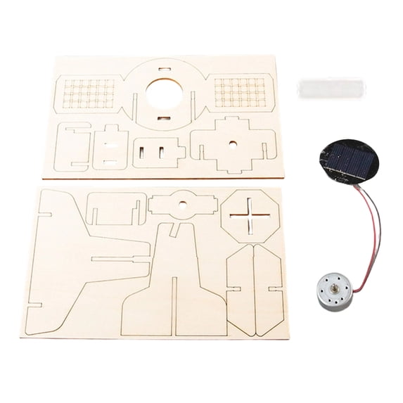 Hands On Assembly Wooden Satellite Model Science Experiment Set For ...