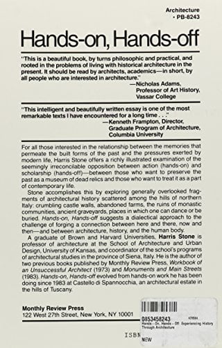 Pre-Owned Hands-On, Hands-Off: Experiencing History Through Architecture [Paperback] Stone ...