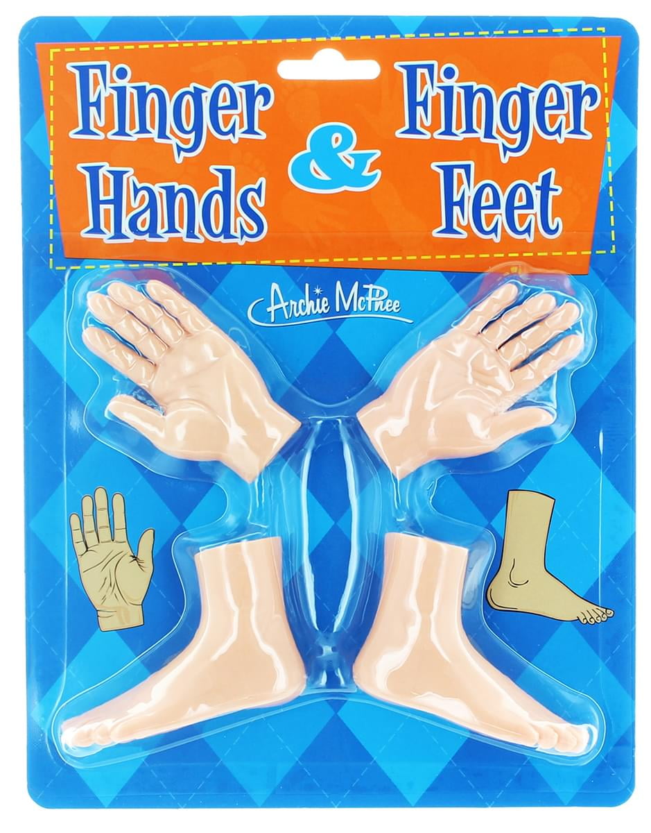 Hands and Feet Set of 4 Finger Puppets - Walmart.com