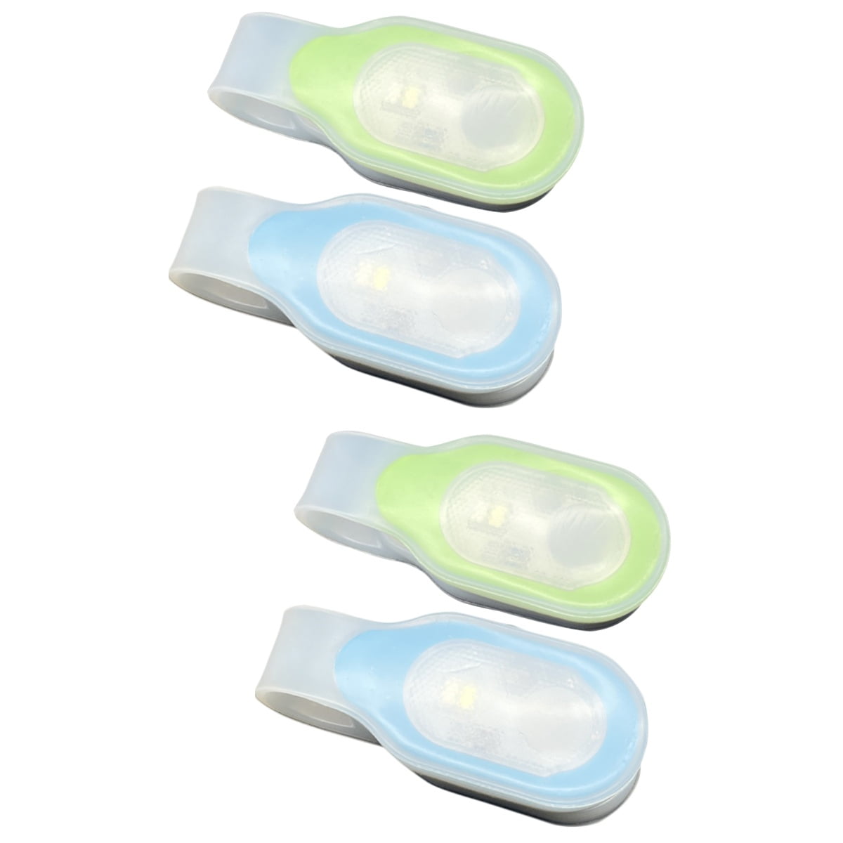 Hands-free Magnetic Light 4 Pcs LED Clip on Flashlight Mini Clip-on ...