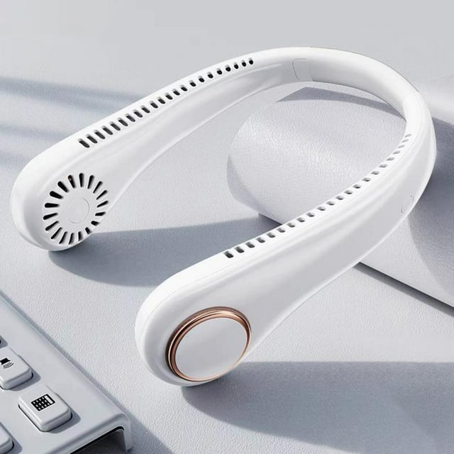 Hands Free Neck Fan for sports, travel and office use - Rechargeable ...