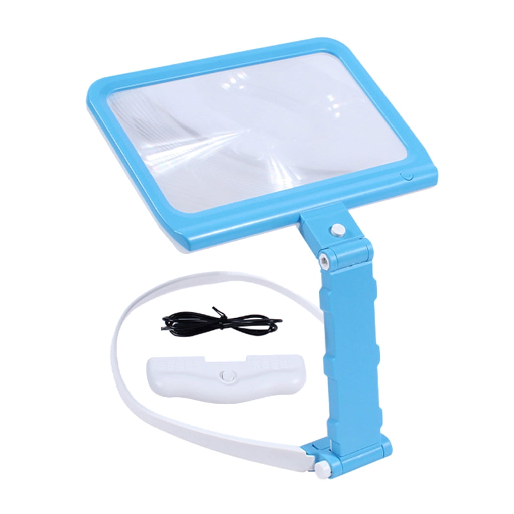 Handsfree Magnifying Glass for Neck Wear,Handheld Desktop Multifunction ...