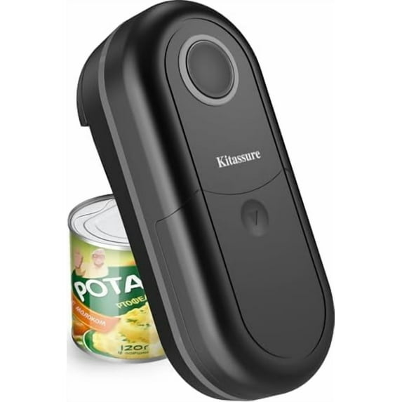Handsfree One Touch Electric Can Opener Easy and Fast Flex Side Cut All ...
