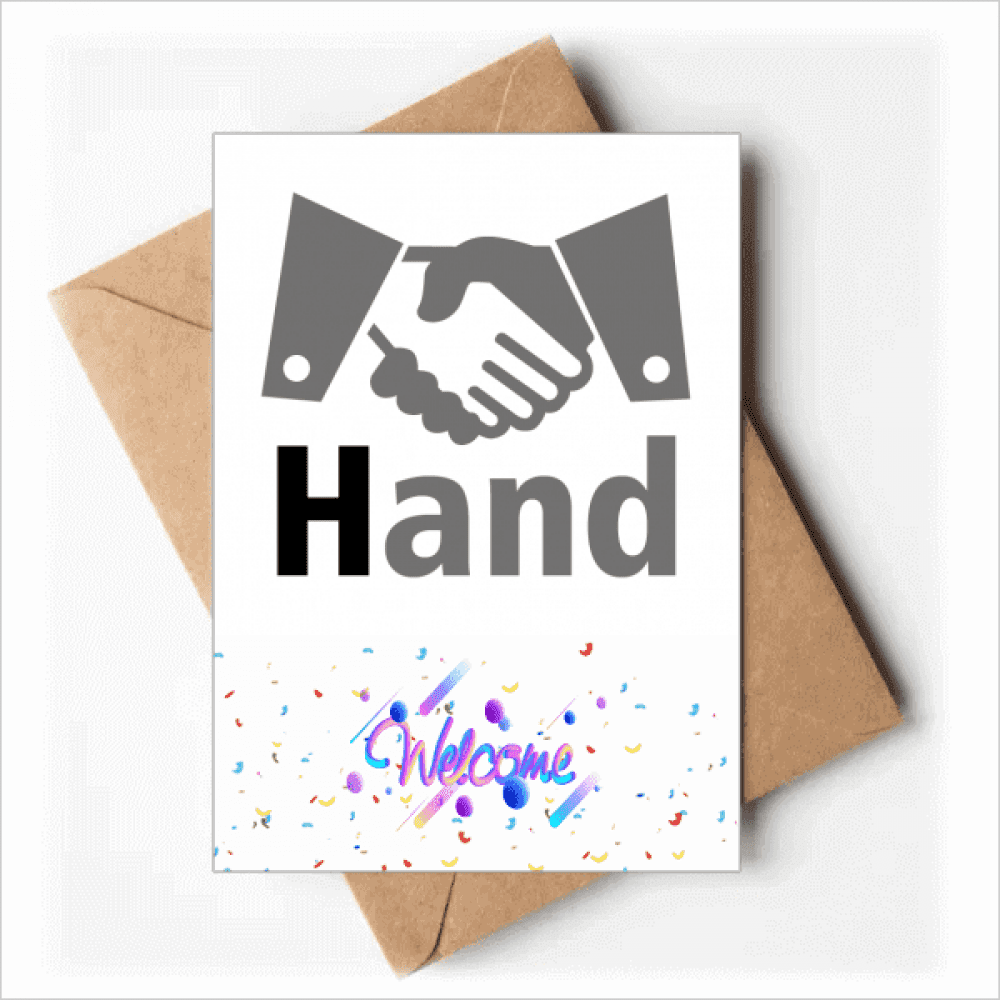 Handshake Communication Cooperation Combination Welcome Back Greeting ...